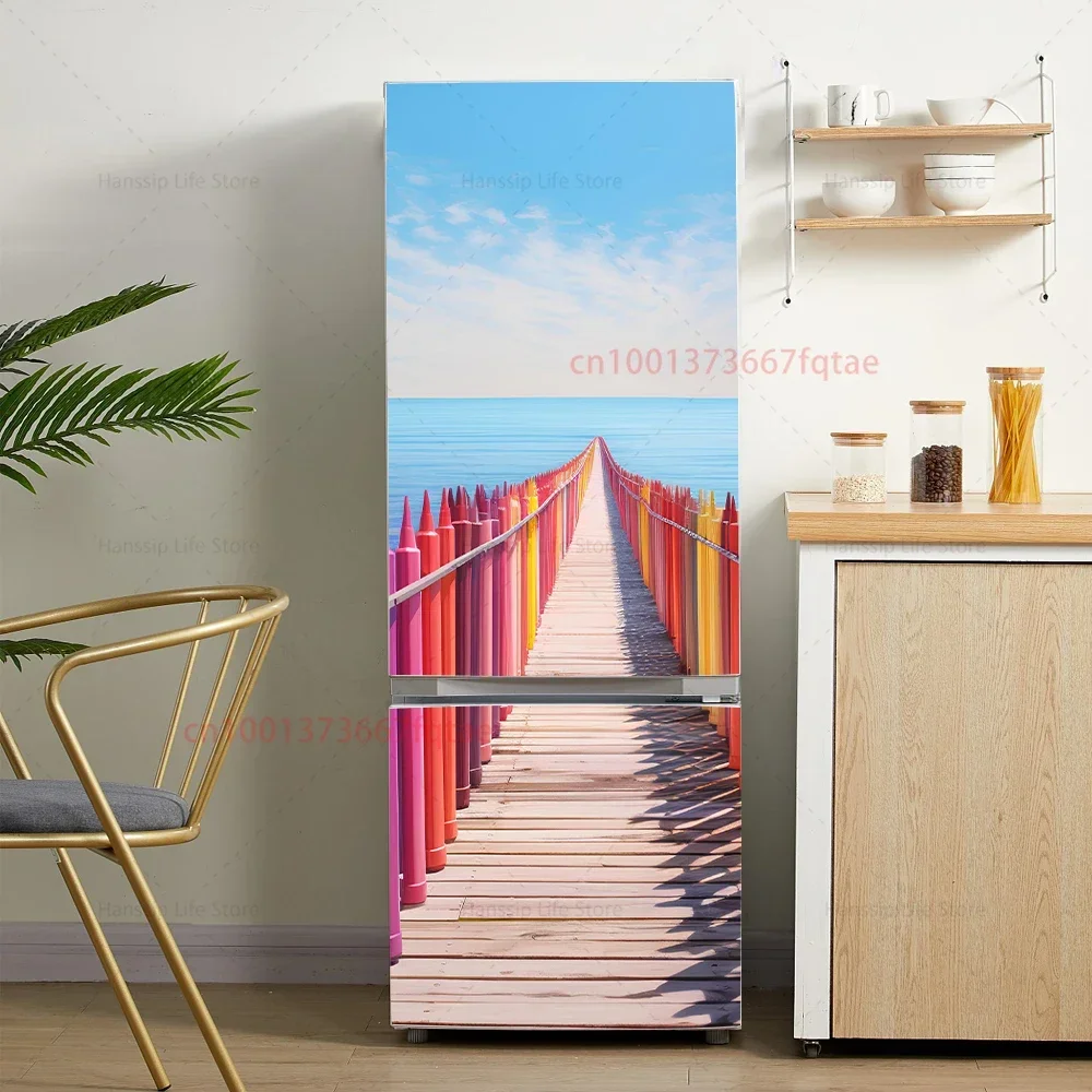 Calcomanías para puerta de refrigerador con estampado de frutas ...