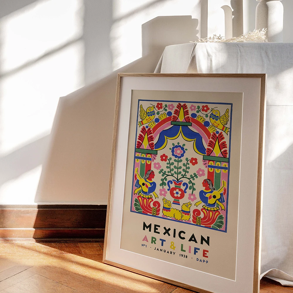 Vintage Mexican Art Prints
