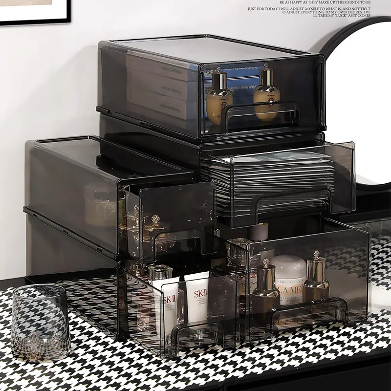Drawer-type-facial-mask-storage-box-table-top-acrylic-skin-care-product ...