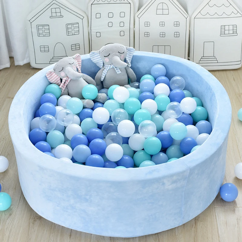 PISCINA-DE-BOLAS-de-oc-ano-suave-redonda-para-beb-s-parque-infantil ...