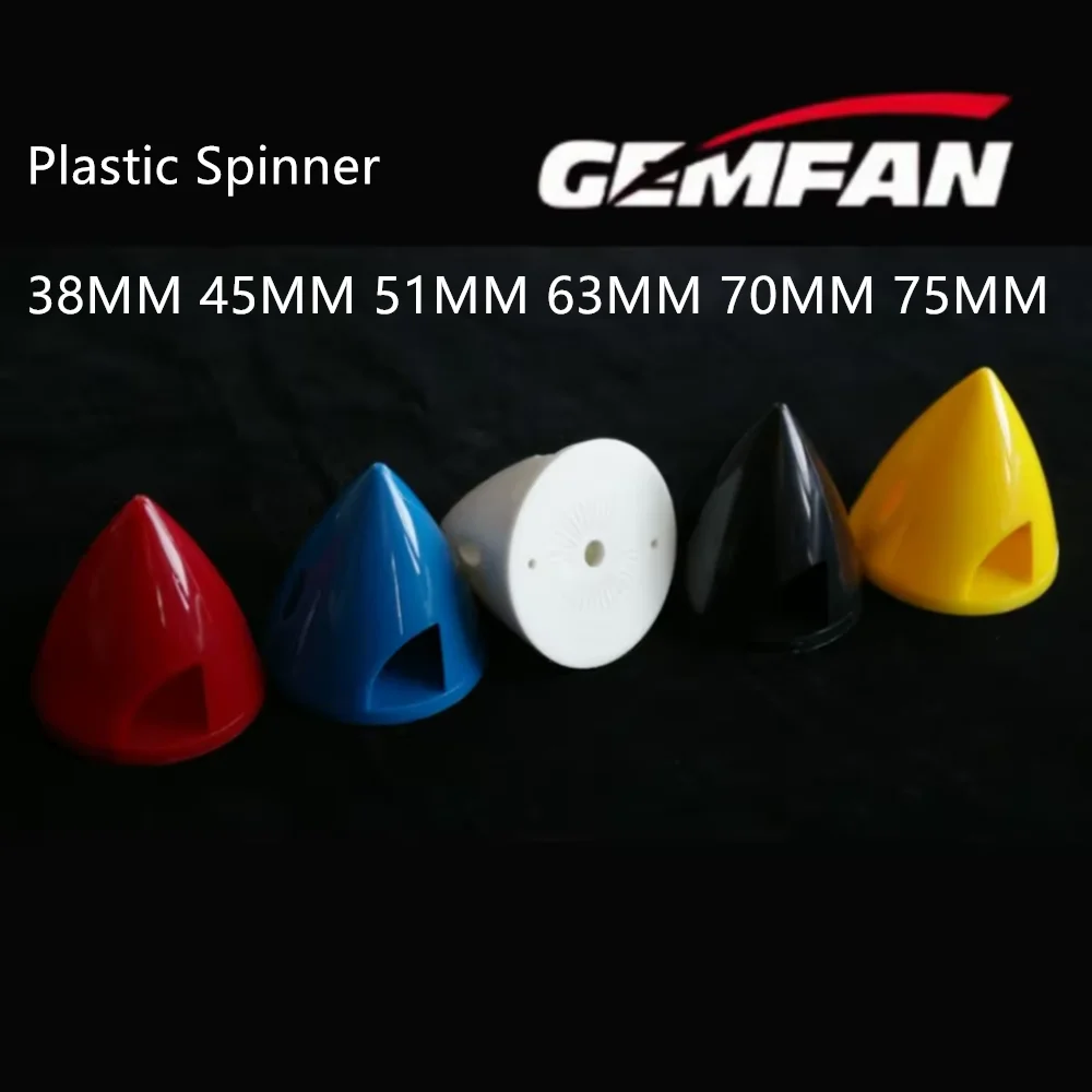 Spinner 38mm 45mm 51mm 57mm 63mm 70mm 75mm Plastic for RC Fixed Wing ...