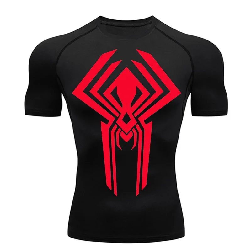 2099-New-Men-s-Compression-Shirt-Short-sleeved-Casual-T-shirt-Quick ...