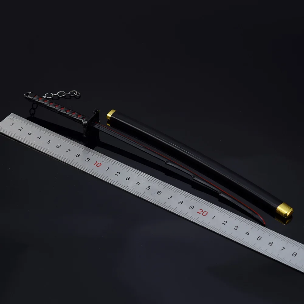 26cm BLEACH Weapon Kurosaki Ichigo Ban Kai Zangetsu Katana Samurai ...