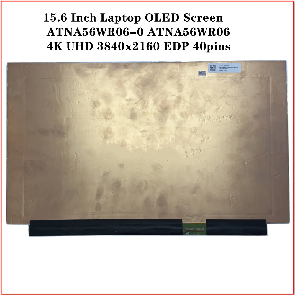 15.6 Inch Laptop OLED Screen ATNA56WR06-0 ATNA56WR06 4K UHD 3840x2160 ...