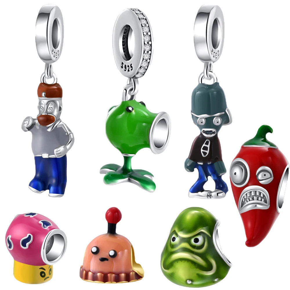 Fine-925-Silver-Fit-Original-Bracelet-Europe-Cute-Game-Character-Dangle ...