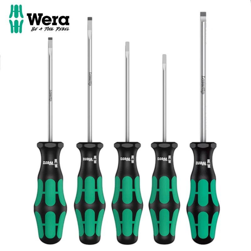 WERA-335-Series-Slotted-Screwdriver-Ultra-Hard-Industrial-Grade-Driver ...