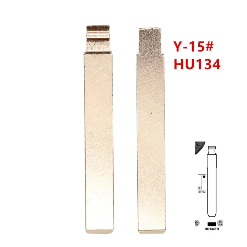 Keychannel 10pcs Y 15# 15# HU134 Y15 Car Key Blank Flip Remote Key ...