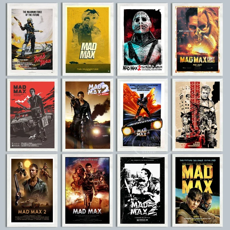 Mad-Max-Classic-Movie-Series-Art-Canvas-Poster-Ideal-for-Living-Room ...