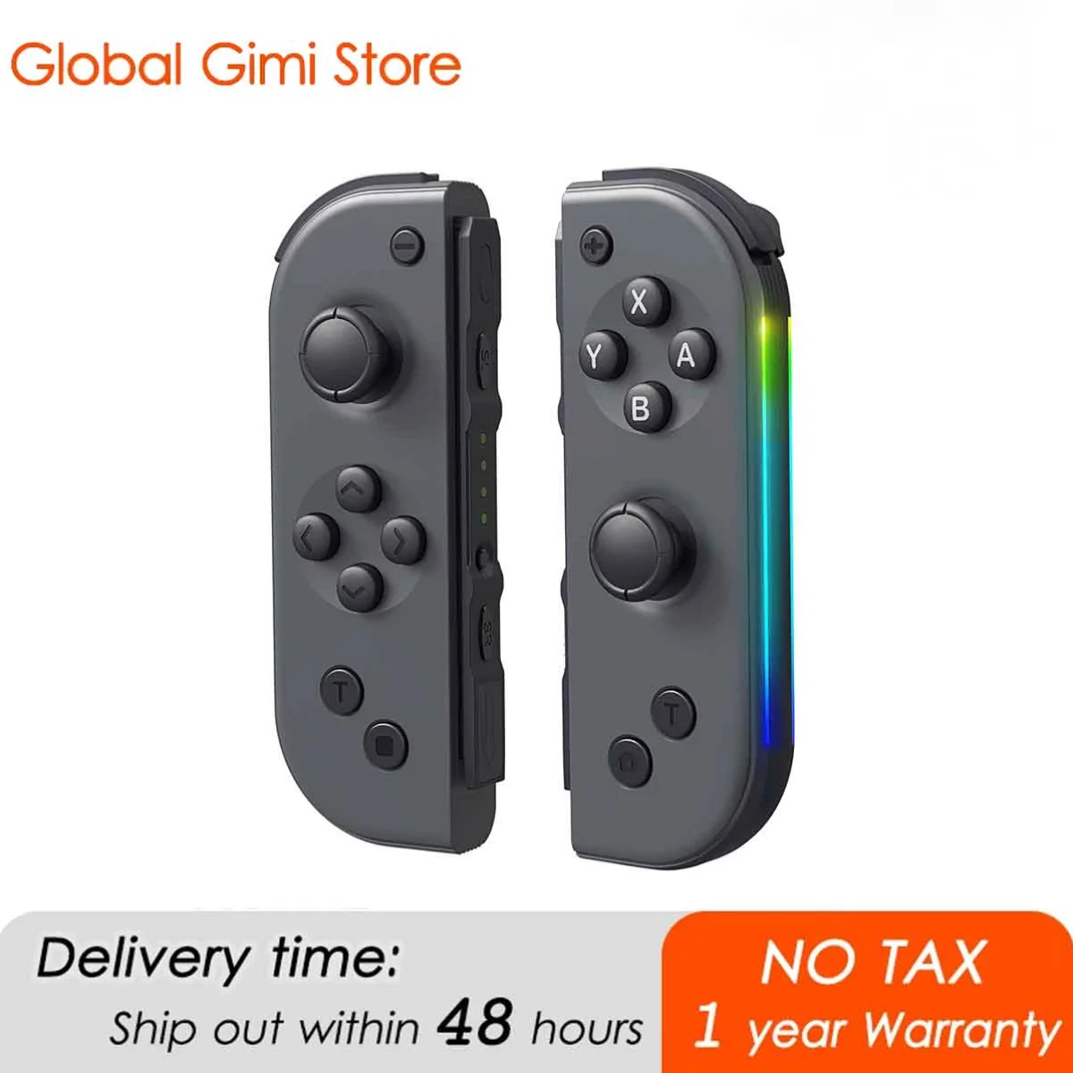 Joy-Con-Pad-de-Luminesc-ncia-Lateral-para-Nintendo-Controlador-de ...