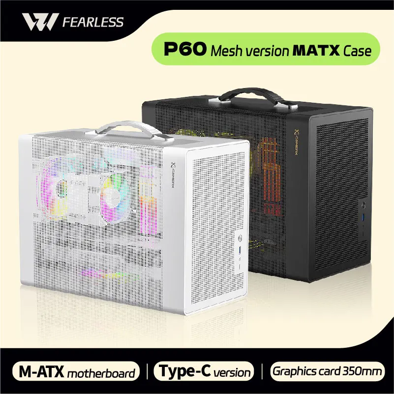 Power-Train-P60-versi-n-de-malla-caja-MATX-tipo-C-chasis-de-juego-de ...