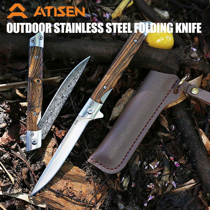 Stainless Steel Folding Knife Fillet Knife fishing boat fishing ...