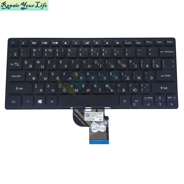 US RUS/Russian Arabic Keyboards For Acer Spin SP111-32N, 53% OFF