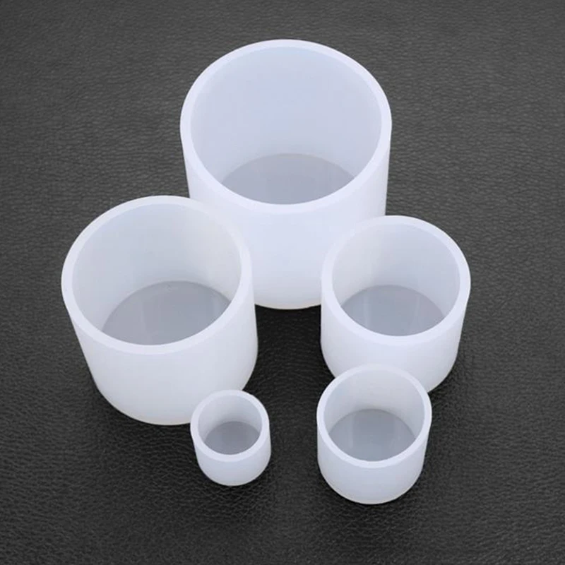 Cylindrical Candle Mould Handmade Mold Silicone Wax Small Craft ...