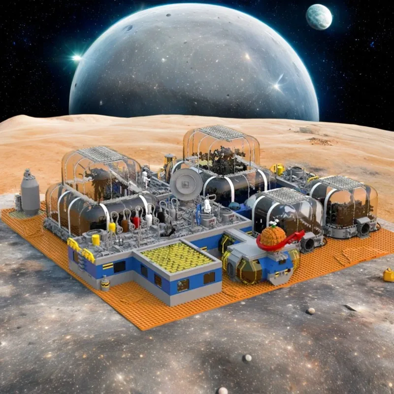 6791pcs MOC Neo-Classic Space Mars Research Center Architecture ...