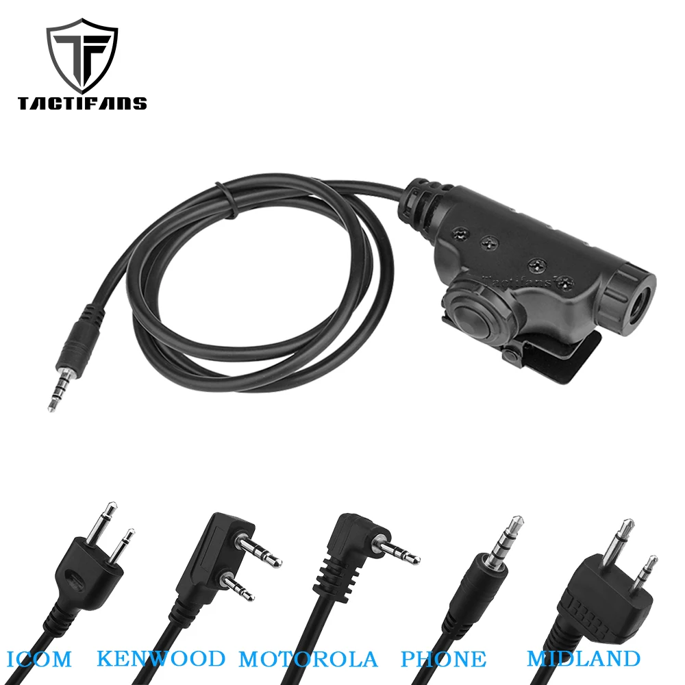 KENWOOD ICOM Midland Motorola Talkabout 전화 플러그, NATO U174 표준 통신 장치에 맞는 ...