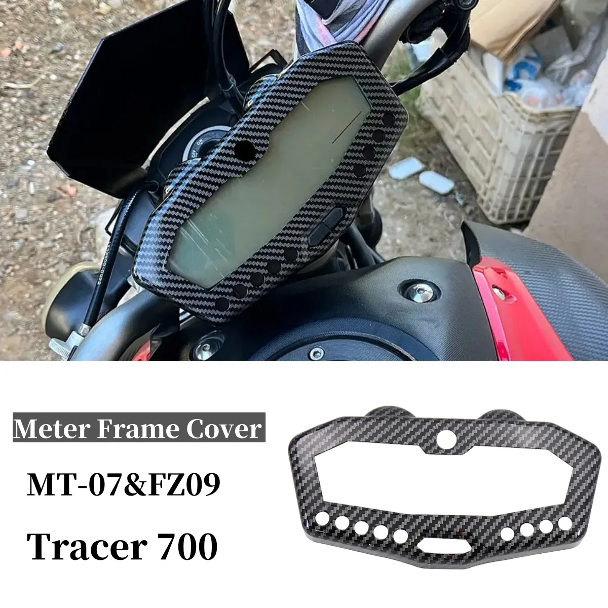 For YAMAHA MT-07 MT07 FZ-07 FZ07 14-20 Motorcycle Meter Frame Cover ...