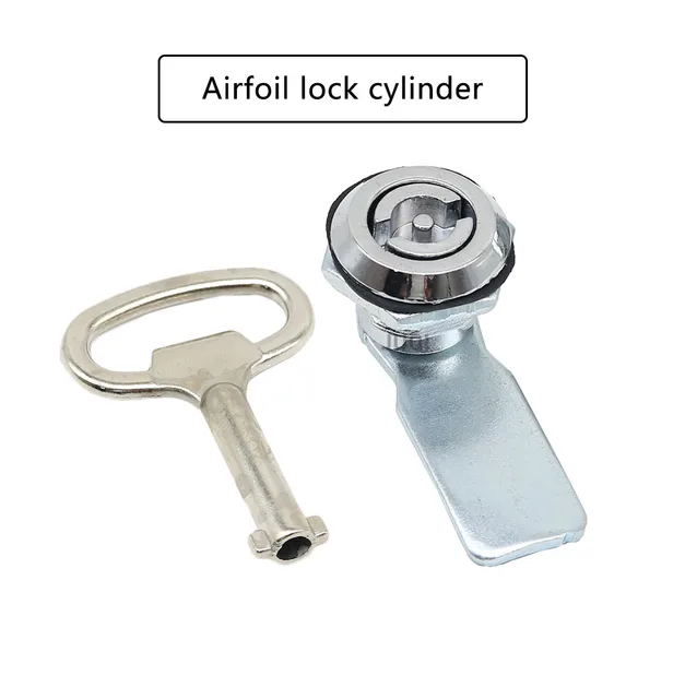 MS705 zinc alloy triangle tongue lock electric box dustbin lock ...