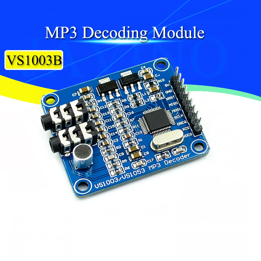 VS1003B-VS1053-MP3-Decoding-Module-Microphone-Head-STM32 ...