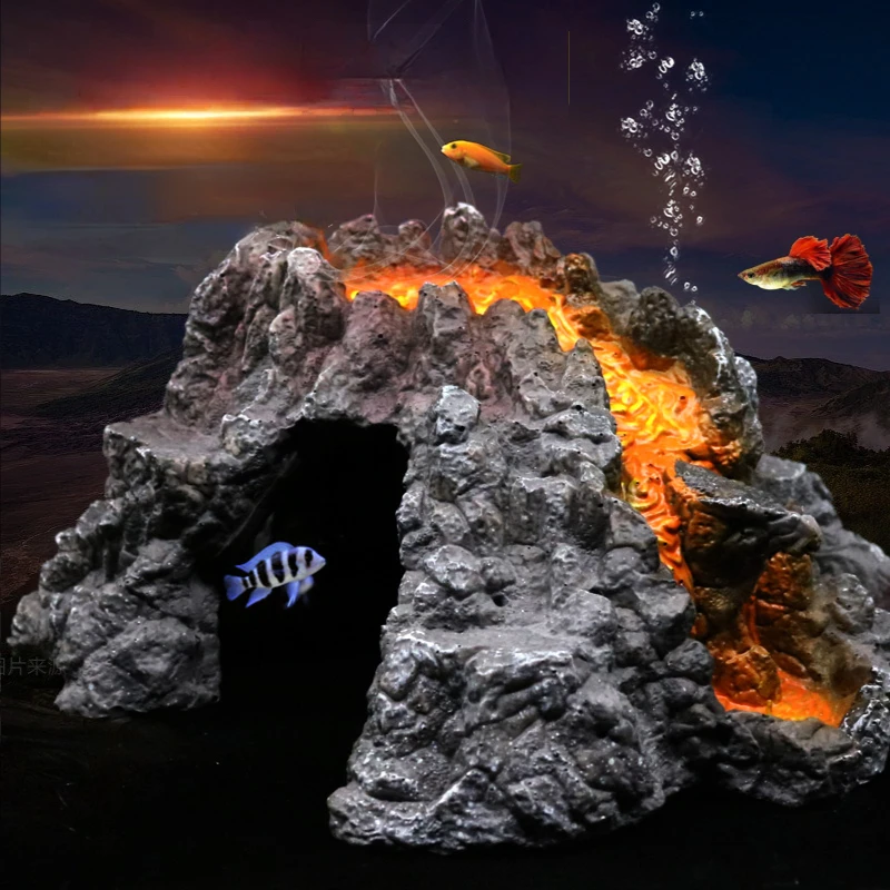 Fish Tank Decoration Qinglong Stone Rockery Aquarium Landscaping ...