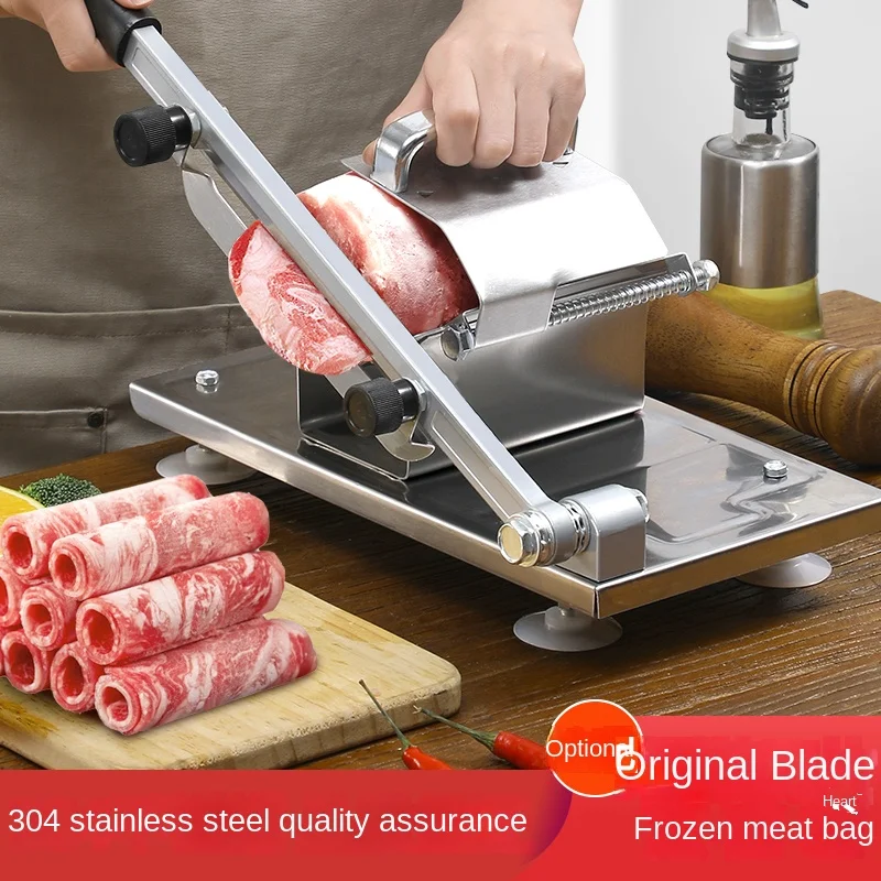 Stainless-steel-mutton-roll-slicer-household-manual-cutting-rice-cake ...
