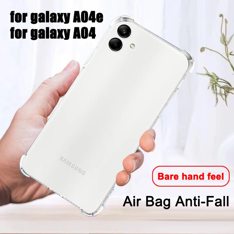Funda-transparente-a-prueba-de-golpes-para-Samsung-Galaxy-A04-carcasa ...