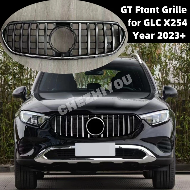 GT Front Grille for Mercedes Benz GLC Class X254 Year 2023 2024+ Mesh ...