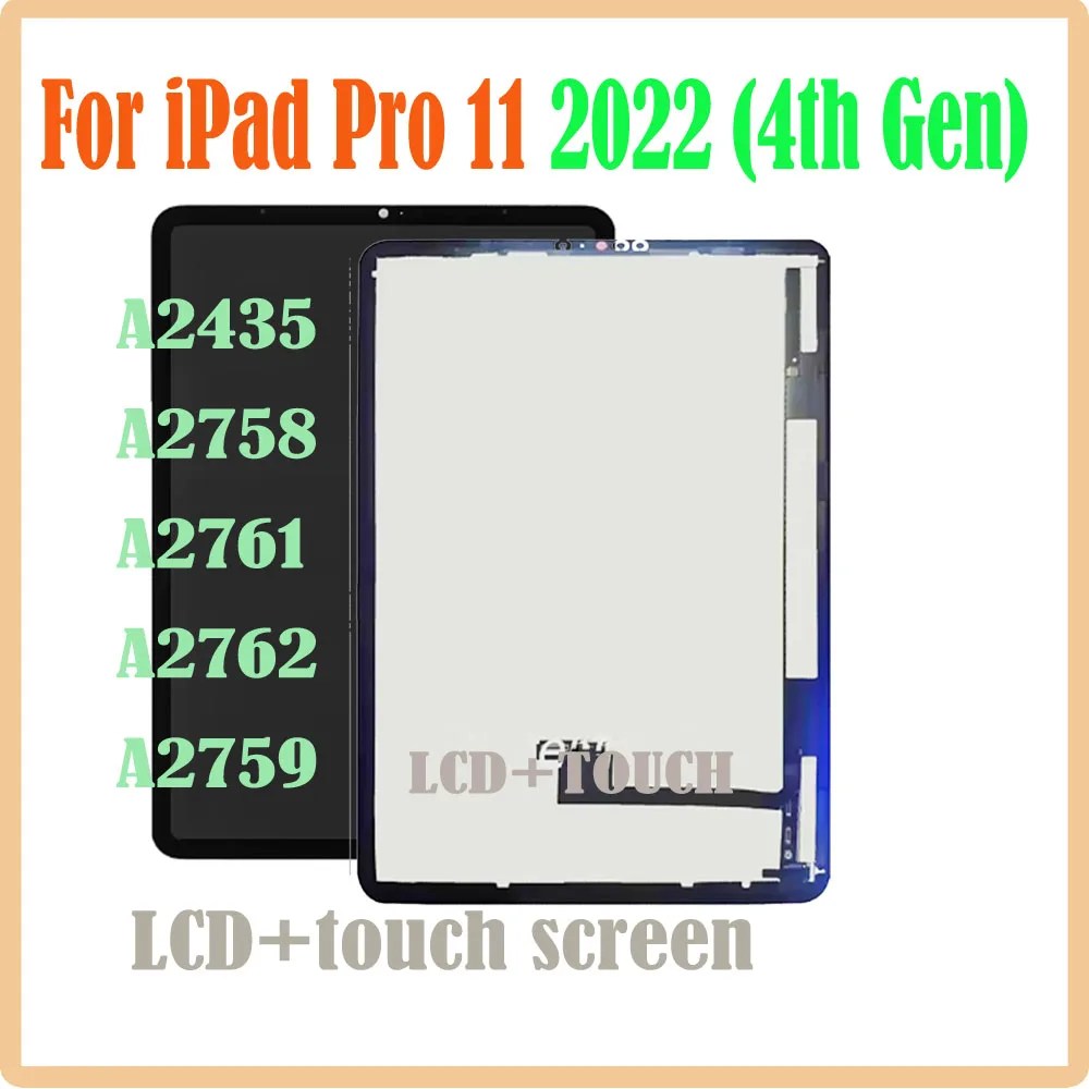 Test For iPad Pro 11 2022 4th Gen A2435 A2758 A2761 A2762 A2759 LCD ...