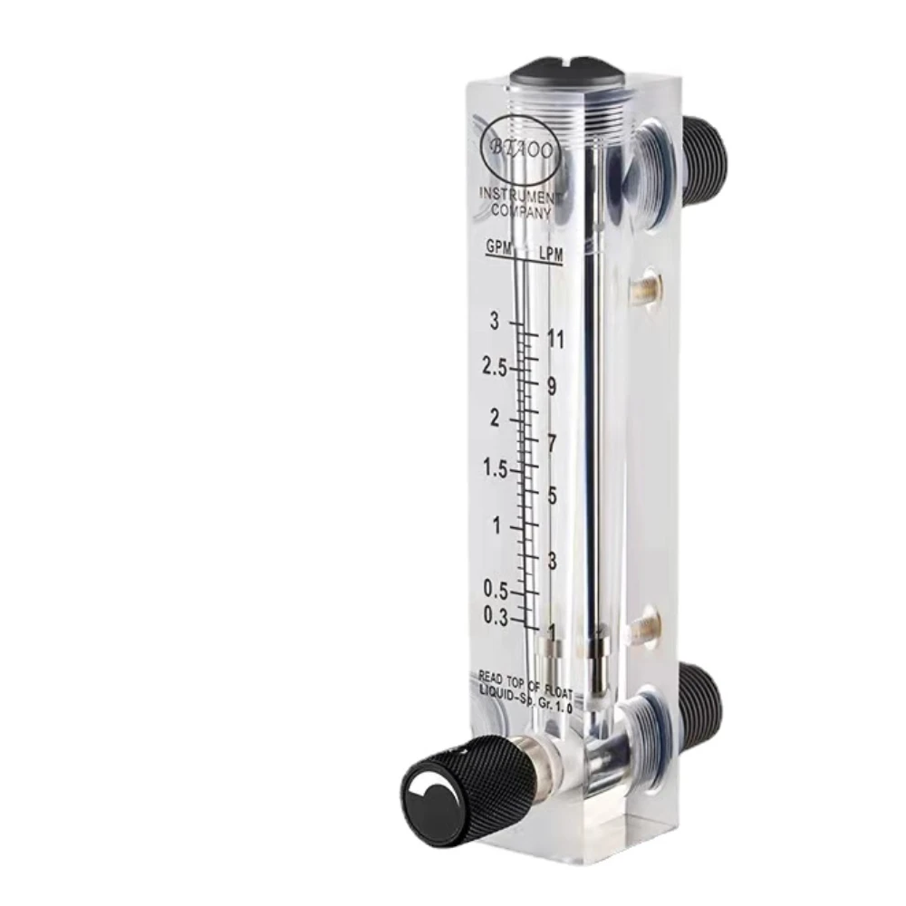 LZM-15ZT-1-4-BSP-Female-Panel-Float-Flowmeter-Gas-Liquid-Air-Flow-Meter ...