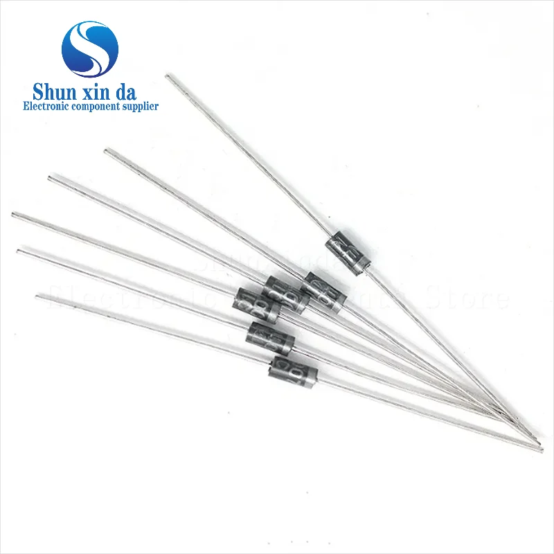 100PCS-1N4001-1N4002-1N4004-1N4007-DO-41-1A-100-200-400-1000V-DIP ...