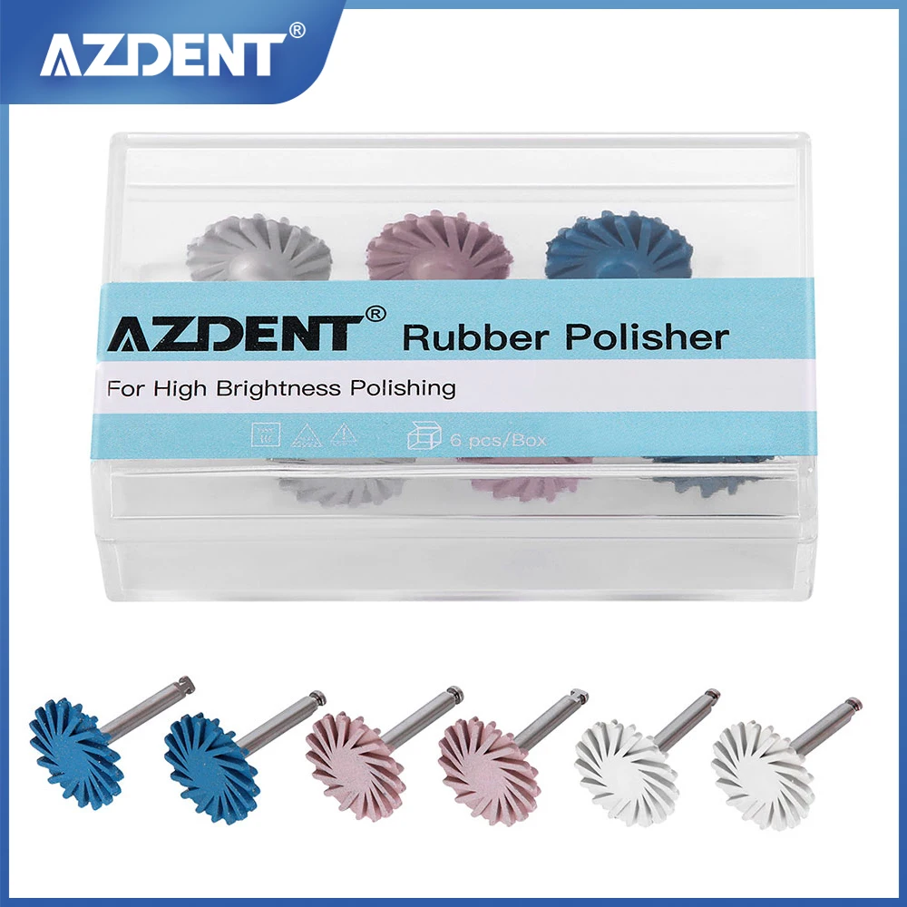 AZDENT-6pcs-set-Dental-Composite-Resin-Polishing-Disc-Kit-Spiral-Flex ...