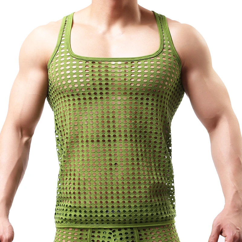 Sexy-Men-Sleeveless-Mesh-Sheer-Tank-Vest-Tops-Gym-Training-Tank-Vest ...
