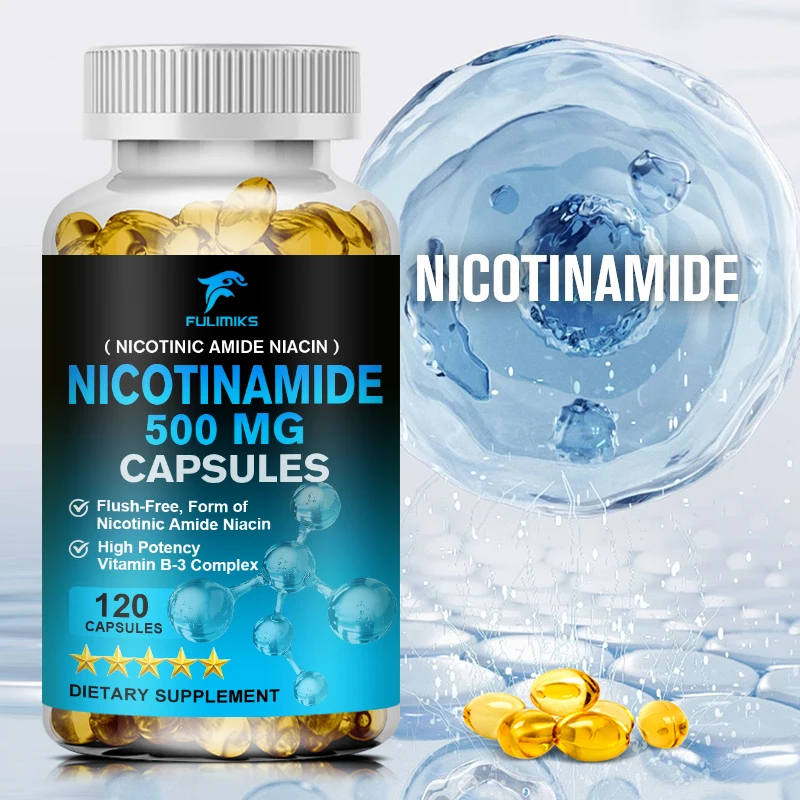 B-3-Nicotinamide-500-mg-120-Capsules-Nicotinic-Amide-Niacin-Natural ...