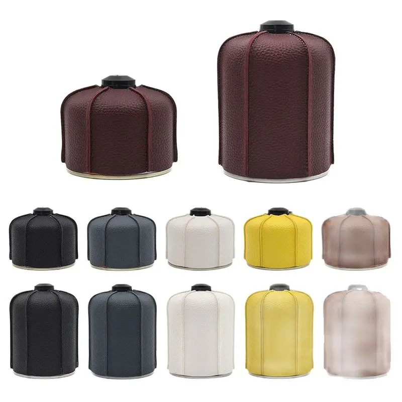 Camping-Gas-Can-Protective-Cover-Gas-Tank-Sleeve-Tissue-Gas-Canister-PU ...