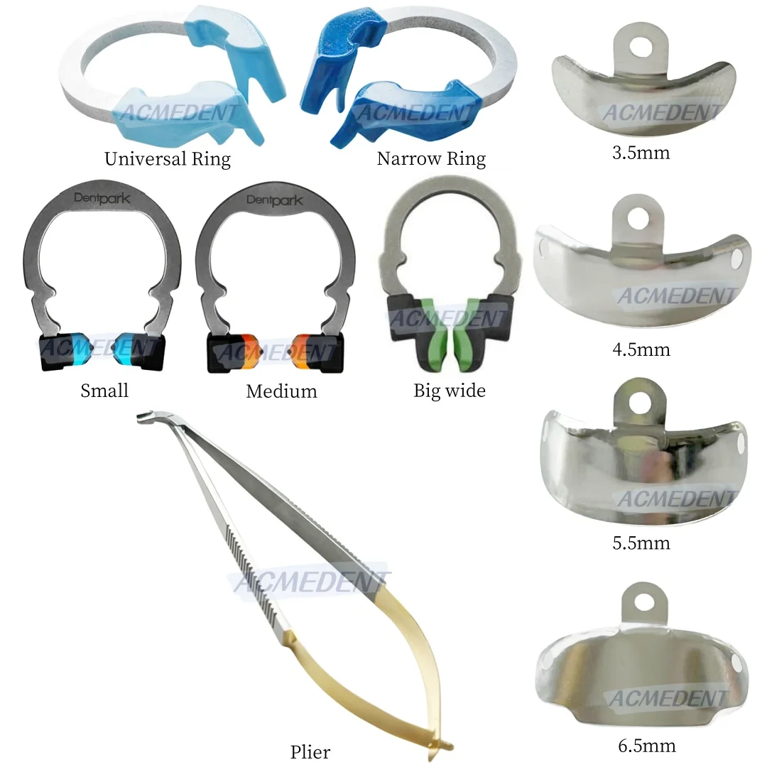 Dental-Matrix-Bands-Style-Sectional-Contoured-Matrice-Wedges-Stainless ...
