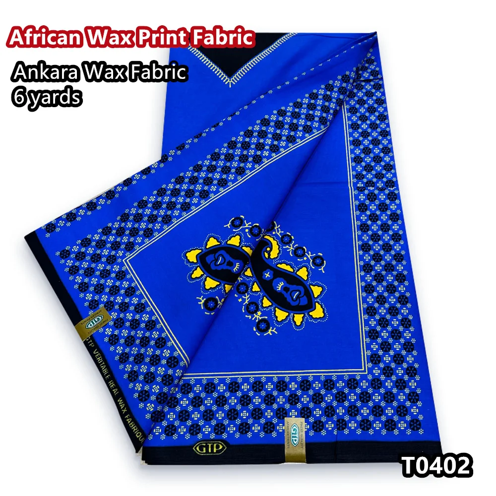 2025 GTP New Fashion African Wax Print Fabric 100% Cotton Ghana Nigeria ...