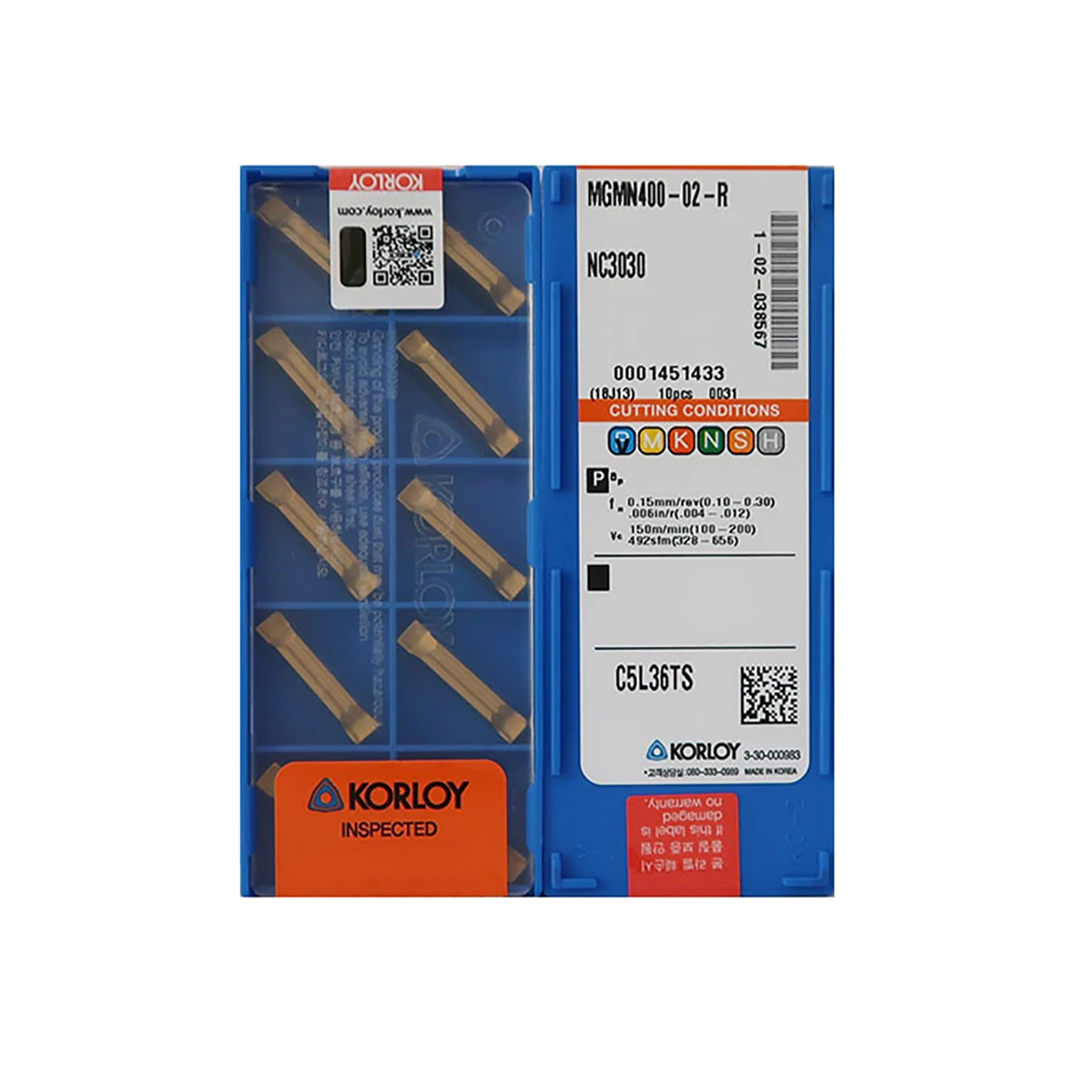 KORLOY-100-Original-MGMN150-MGMN200-MGMN250-MGMN300-MGMN400-R-CNC ...