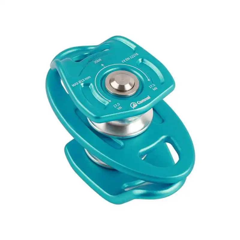 35KN 17.5KN Outdoor Climbing Pulleys Cross Hoisting and Transporting ...