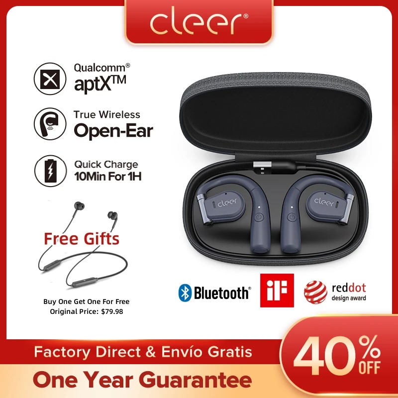 High-End-Ear-Hook-TWS-Bluetooth-True-Wireles-Earbuds-Cleer-ARC-Adjustable-HIFI-Sound-Comfortable ...