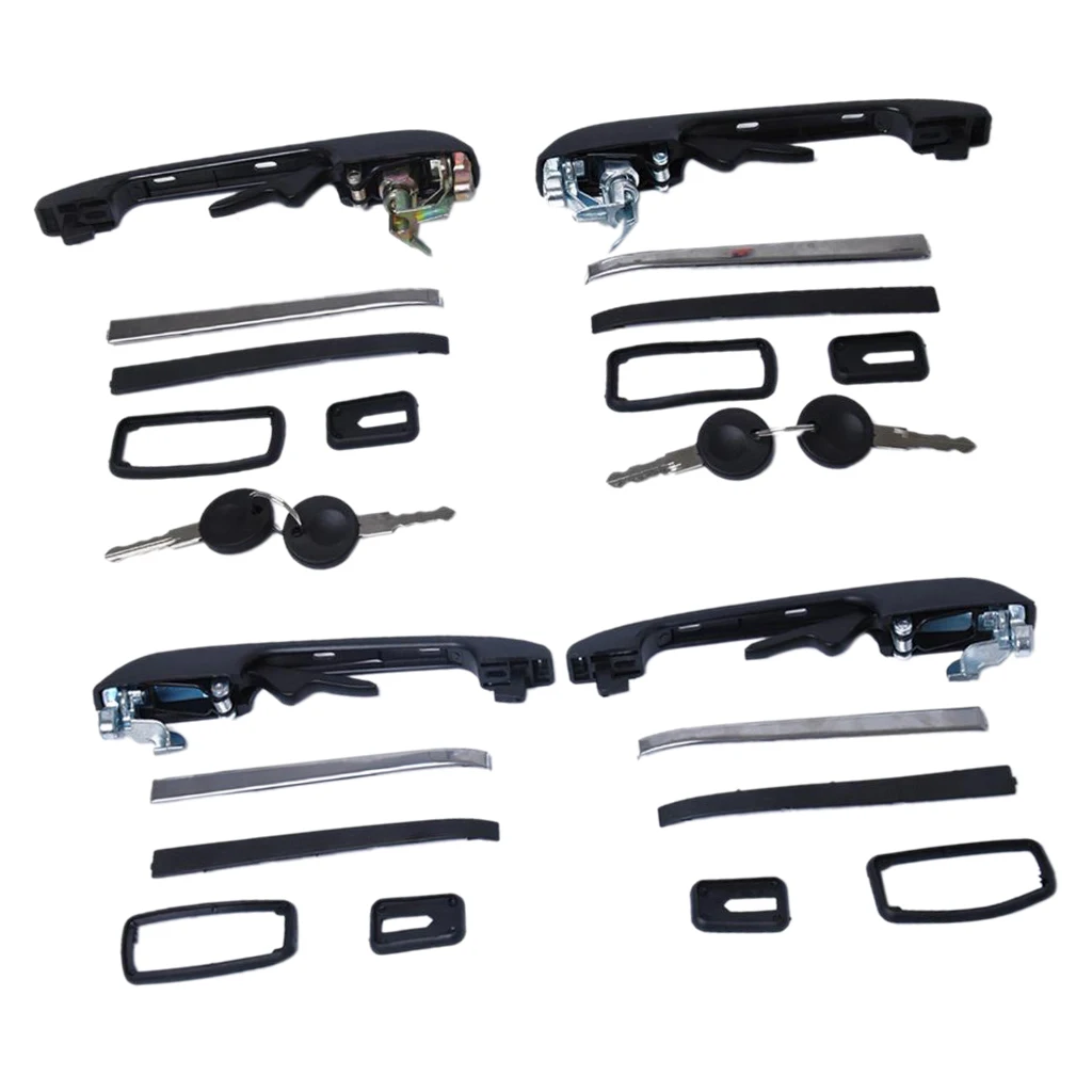 Car Front Rear Exterior Door Handle Replacement Parts For Vw Golf/ Mk2 ...