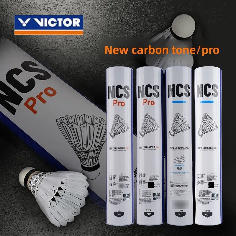 Origina 12pcs/ tube Victor NCS balls NCS Pro Durable Flight Stability NCS PRO Artificial ...