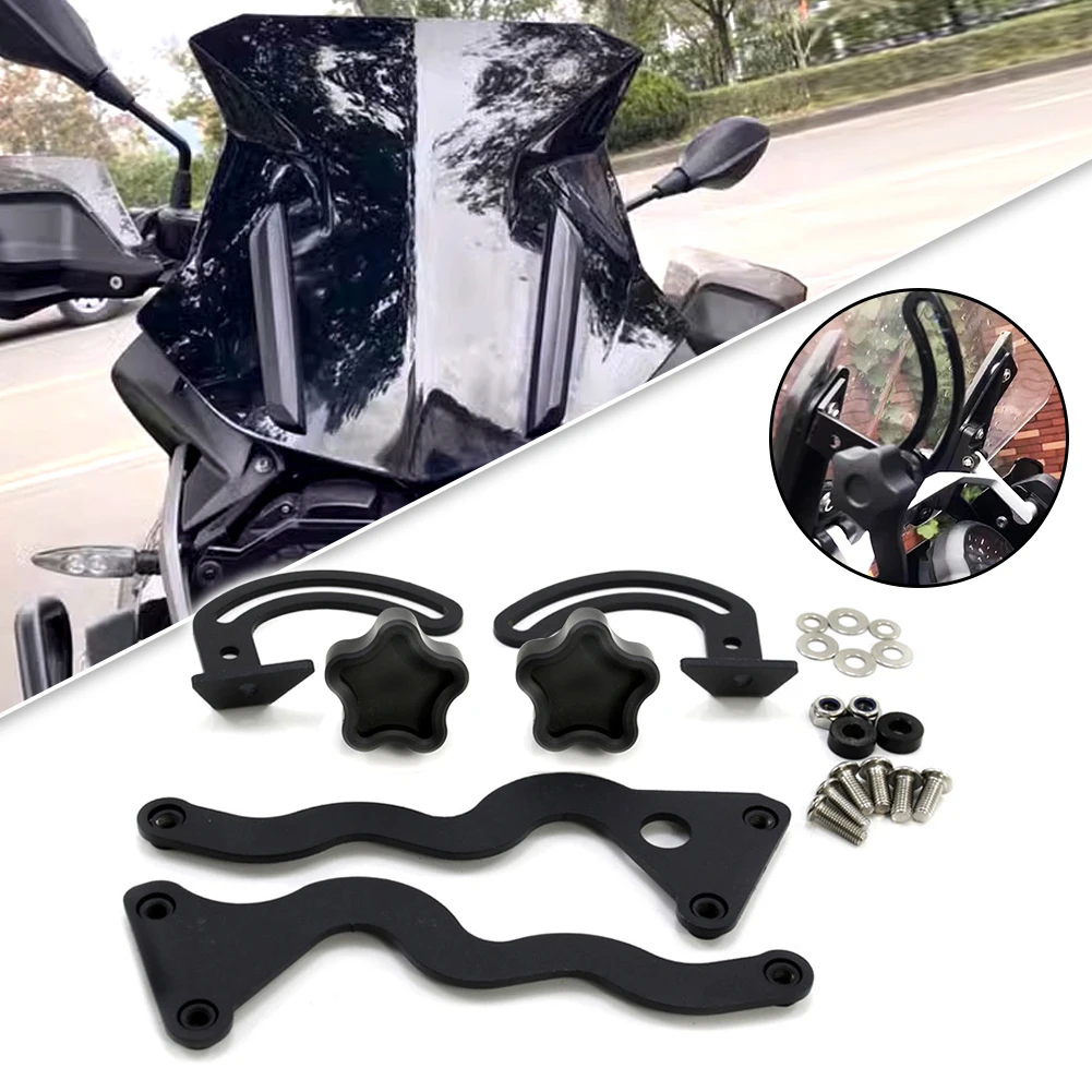 Motorcycle-Windshield-Support-Holder-Windscreen-Strengthen-Bracket-Kits ...