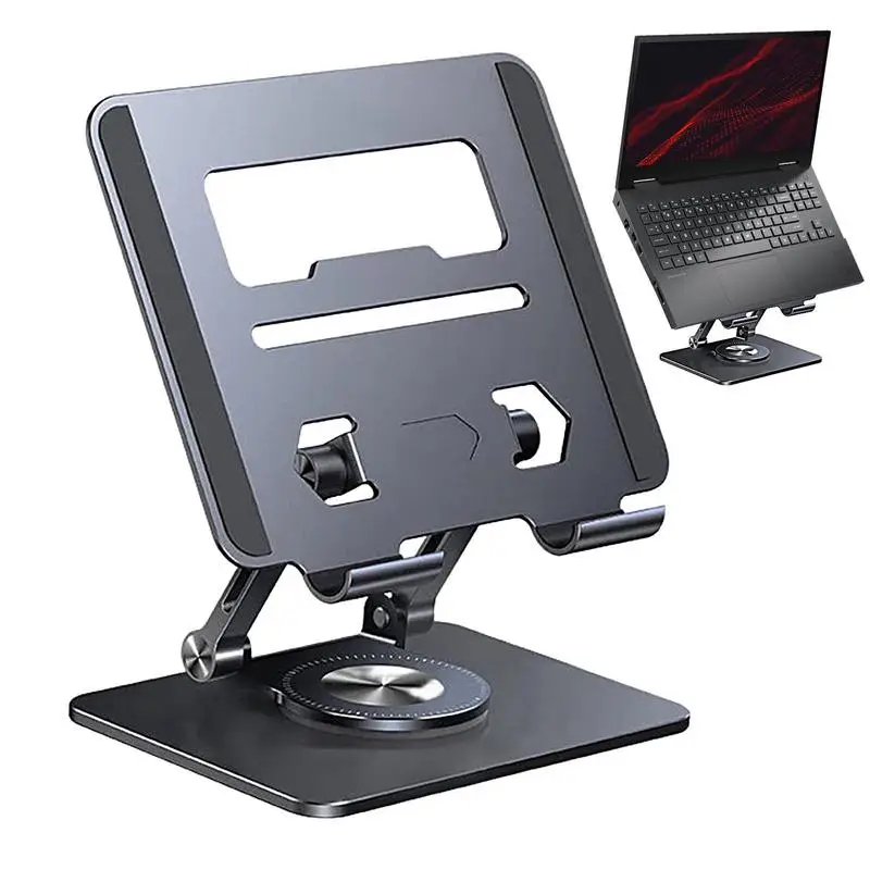 Aluminum Alloy Laptop Stand Adjustable Laptop Bracket 360 Degree ...