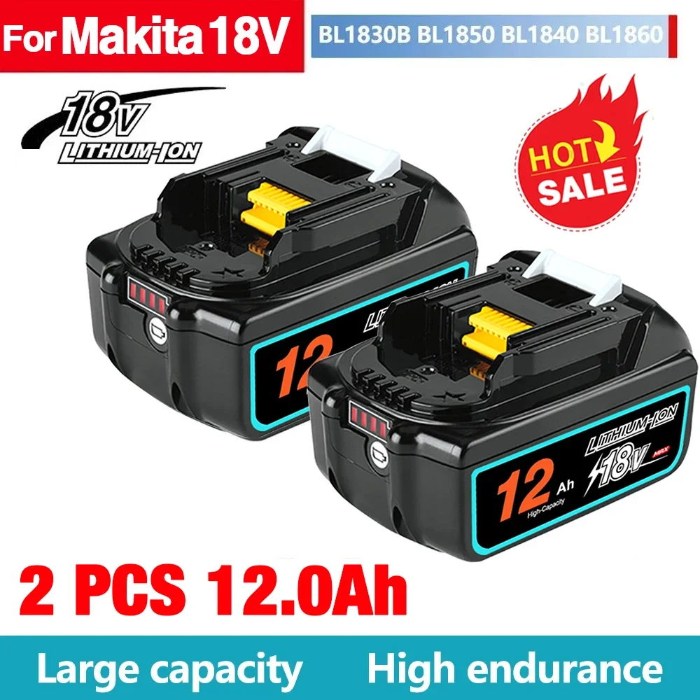 Genuine-Makita-12Ah-8Ah-6Ah-for-Makita-18V-Battery-BL1830B-BL1850B-BL1850-BL1840-BL1860-BL1815 ...