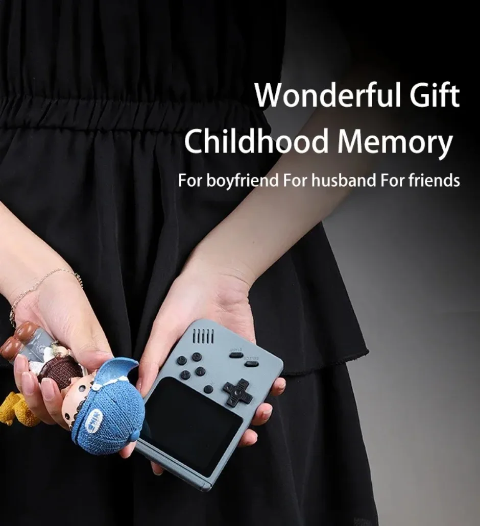 Retro Portable Mini Handheld Video Game Console 3.0 Inch Color LCD Kids ...