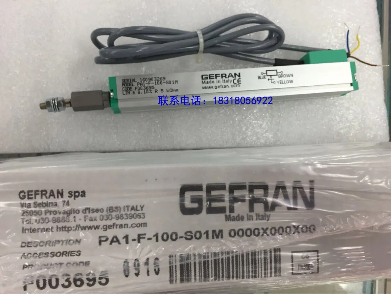 GEFRAN-Jefferson-PA1-F-150-S01M-XL0202-Micro-Rod-Electronic-Ruler ...