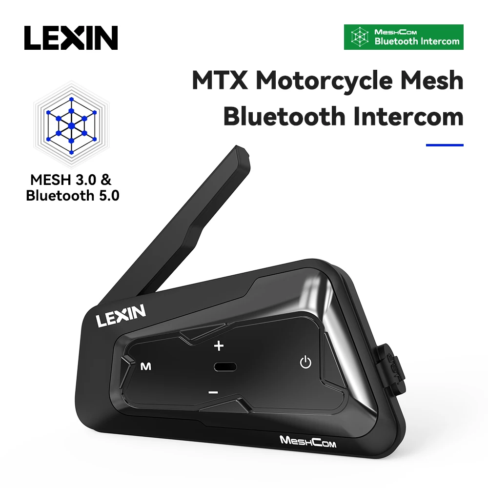 New-2023-Lexin-MTX-MESH-Bluetooth-Intercom-For-Motorcycle-Helmet ...