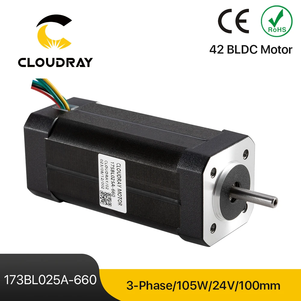 Cloudray-Nema17-105W-BLDC-Motor-42mm-3-Phase-4000Rpm-24VDC-Square ...