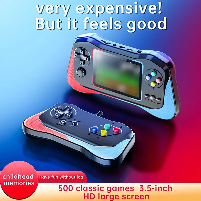 Retro Mini M12 Portable Games Players 500 Game Handheld Game Controller ...