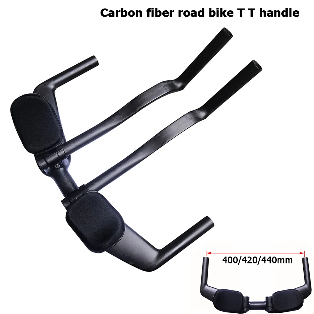 Road Bicycle NEW Carbon Fiber Bicycle Rest TT Handlebar Clip on Aero ...