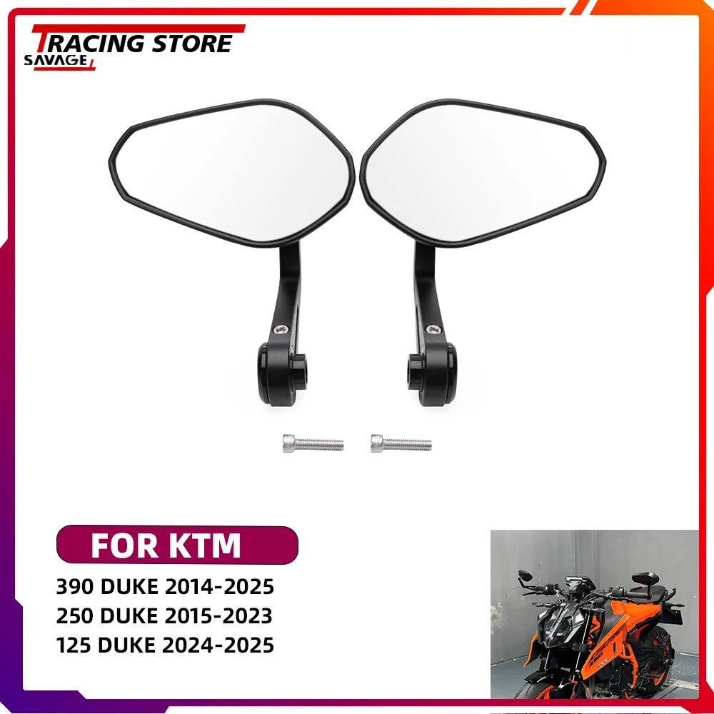 2025 For 390 250 125 Duke Motorycle Adjustable Rear Side Rearview ...